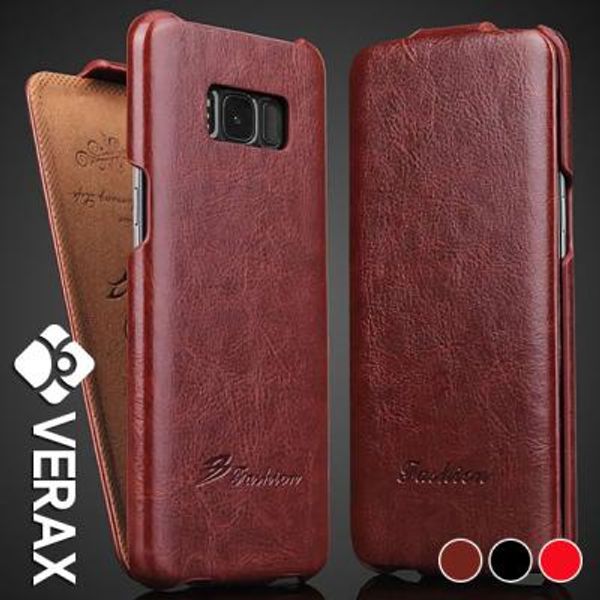 VERAX P019 갤럭시S8플러스 슬림 폴더 빈티지 가죽케이스 - 핫트랙스
