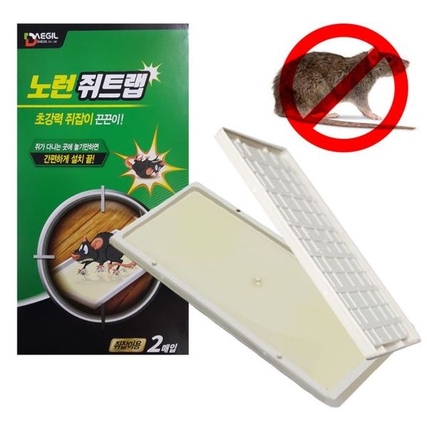 hplusmall 노런 초강력 쥐덫 끈끈이트랩 W14CF3A - 핫트랙스