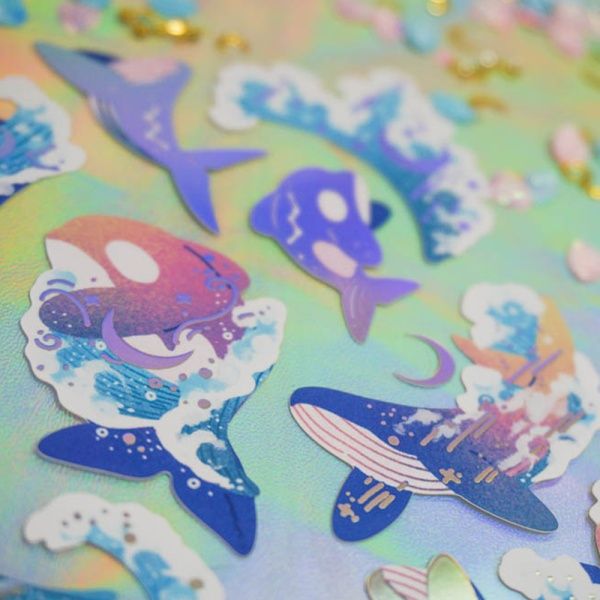 MONGMONG SPACE [몽스쮸] 별빛의 수호자 씰스티커 - 핫트랙스