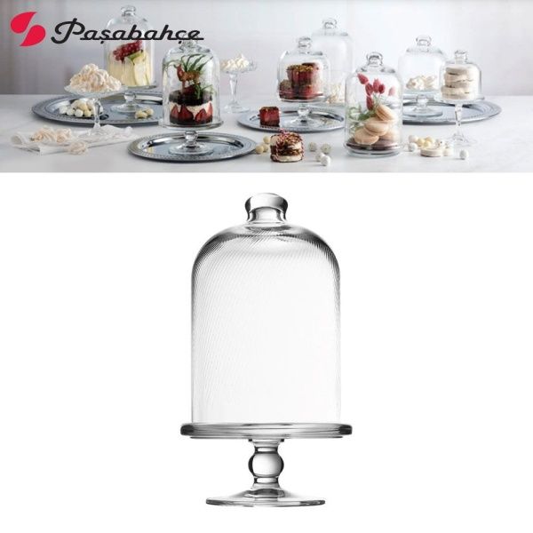 hplusmall 파사바체 사선무늬 다용도 유리돔(풋돔) 플레이팅돔[W - 핫트랙스