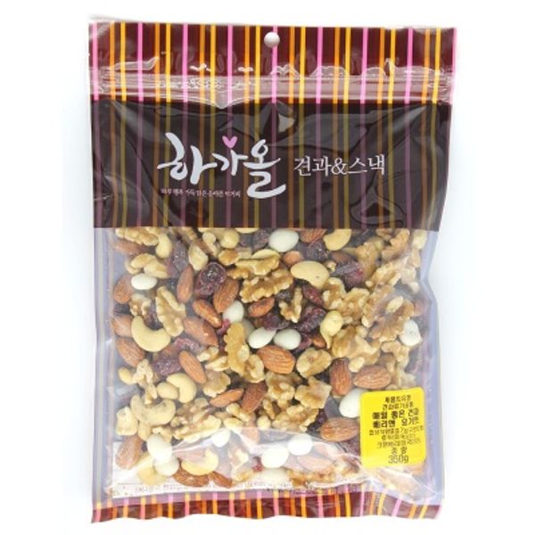 hplusmall 스낵 간식 과자 매일좋은 견과 베리앤요거트 350g - 핫트랙스