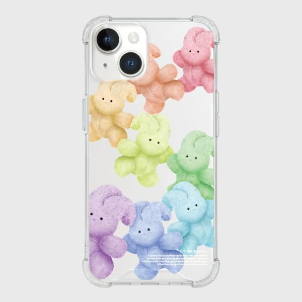 theninemall rainbow windy pattern [탱크투명 폰케이스] - 핫트랙스