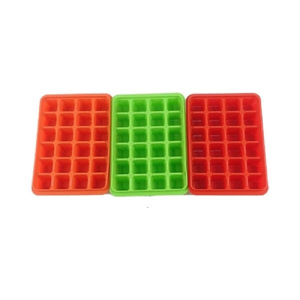 hplusmall 실리콘 아이스 몰드 24홀 아이스트레이 얼음틀실리콘 - 핫트랙스