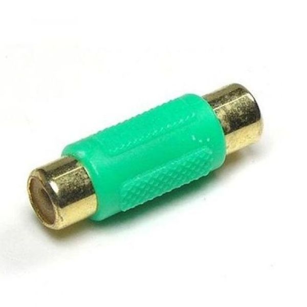 hplusmall RCA 연장 젠더 녹색 - F F 타입(WDC5092) - 핫트랙스