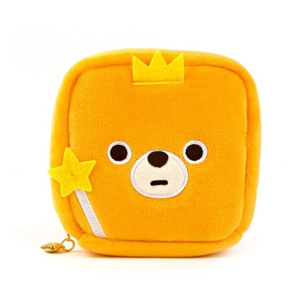 hplusmall B패밀리 파우치 짝퉁 아기곰 캐릭터 동전 지갑 가방[W - 핫트랙스