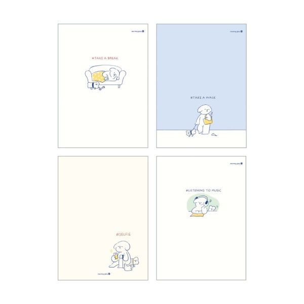 hplusmall 학생노트 제본공책 무제 W 멍멍이네[WBAA32B] - 핫트랙스