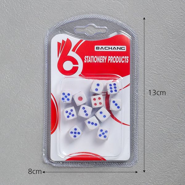 hplusmall 주사위 12세트 미니 보드게임주사위 1cm(WF2857E) - 핫트랙스