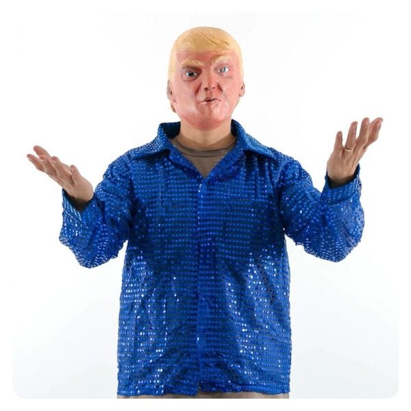 hplusmall PW 반짝이셔츠(성인/블루) L 의상 장기자랑 노래방 - 핫트랙스