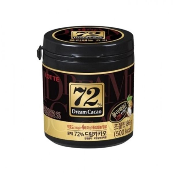 hplusmall 드림카카오 72퍼센트 86g 24개 롯데 초콜릿 과자 간 - 핫트랙스