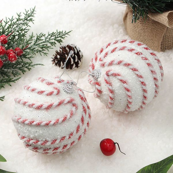 DOTORO [도토로]루비레드 장식볼 2p(10cm) (꽈배기회오리) - 핫트랙스