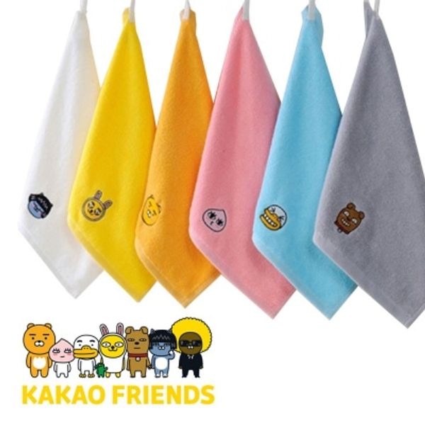 hplusmall 카카오프렌즈 주방타올 핸드타올 6P셋트 벌크 - 핫트랙스