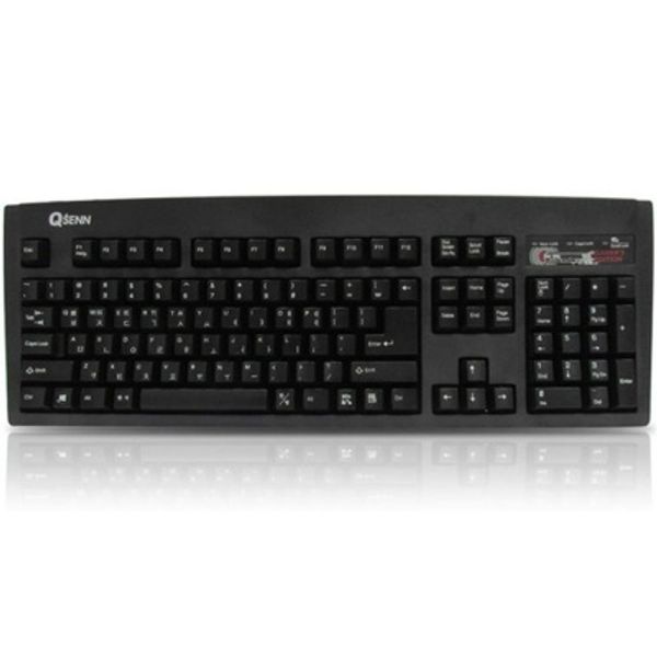 hplusmall QSENN SEM-DT35 NEW USB 블랙 게이밍 키보드 - 핫트랙스