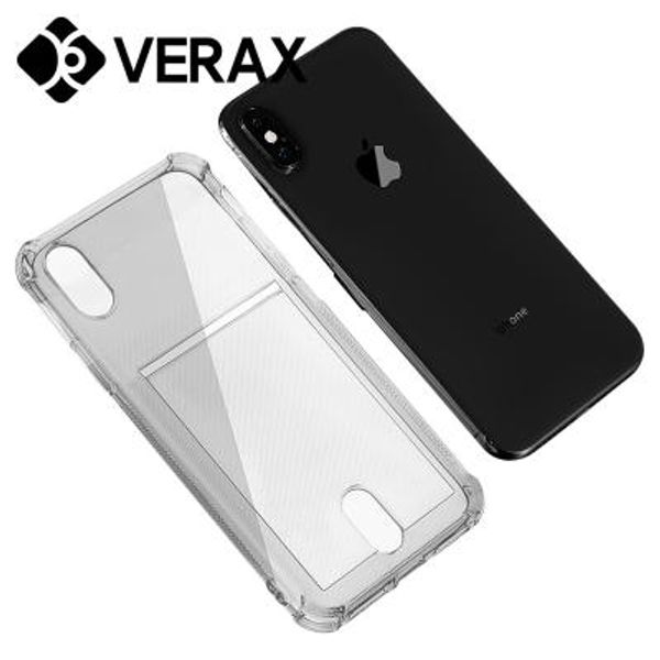 VERAX 아이폰SE 3세대 2022 카드 크리스탈 젤리 케이스 P320 - 핫트랙스