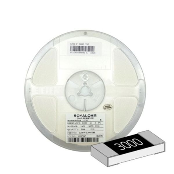 hplusmall SMD 칩저항 1206(3216) 1/4W 1%(F급) 300옴 5000개 - 핫트랙스