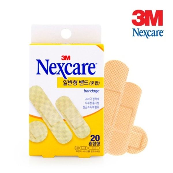 hplusmall 3M 넥스케어 일반 밴드 혼합형 20매 4942 - 핫트랙스