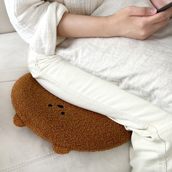 CHAnCOCO 부클베어 메모리폼 원형방석 - 핫트랙스