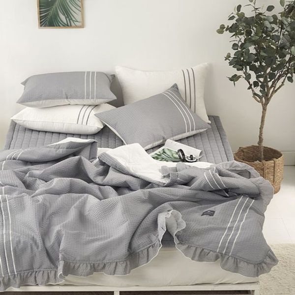 hplusmall 글로리 뱀부시어서커 여름 이불베개세트 SS[WBEACF8] - 핫트랙스