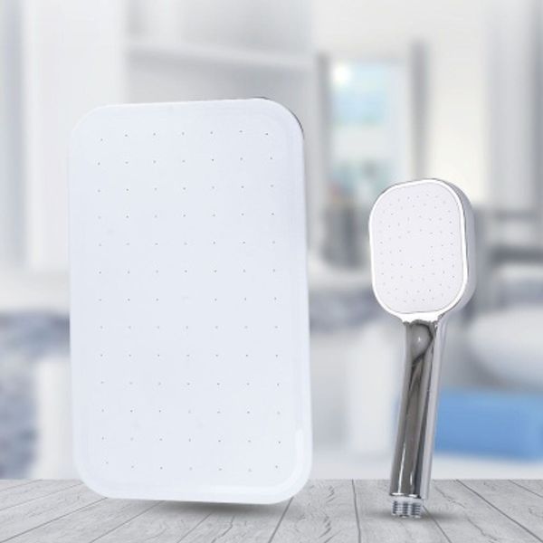 hplusmall 해바라기 헤드 200 화이트 세트/절수 샤워기 교체 - 핫트랙스