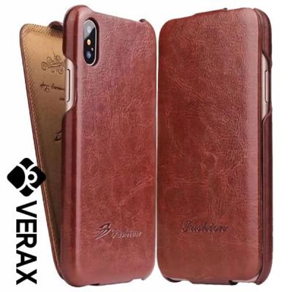 VERAX P019 아이폰XR 슬림 폴더 정품 빈티지 가죽케이스 - 핫트랙스