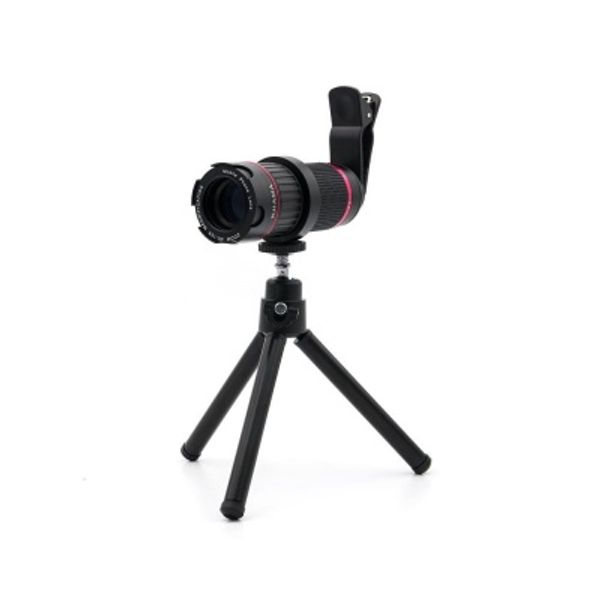 hplusmall Coms 스마트폰 카메라 확대경 12배줌12x 클립 고정만 - 핫트랙스