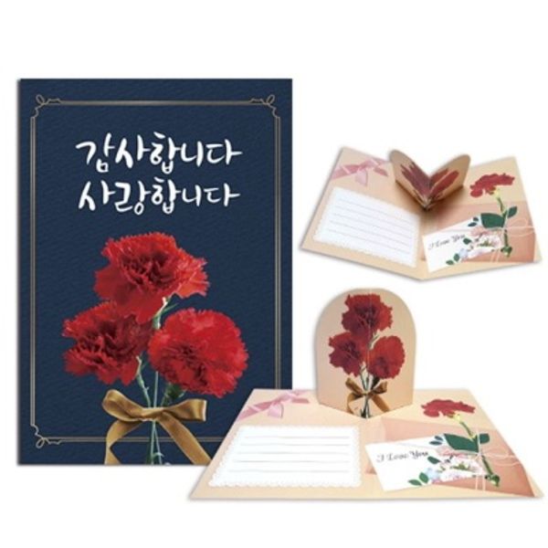 hplusmall 만들기대장 입체카네이션카드 3 - 핫트랙스