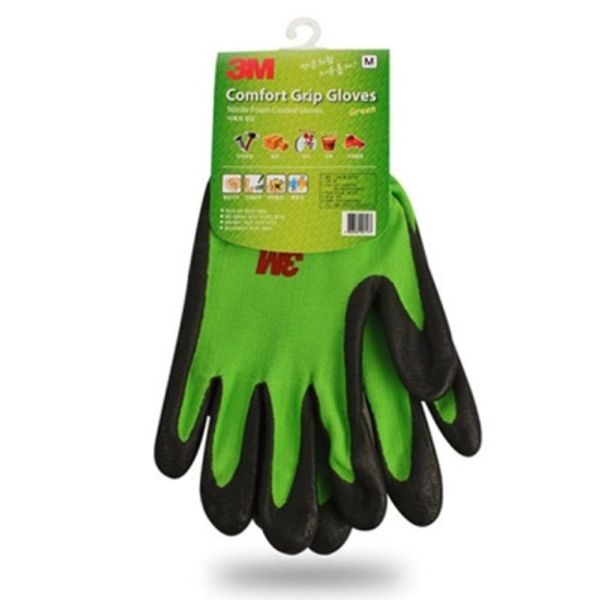 hplusmall 작업장갑 안전장갑 코팅 목장갑 3M장갑 그린 L - 핫트랙스