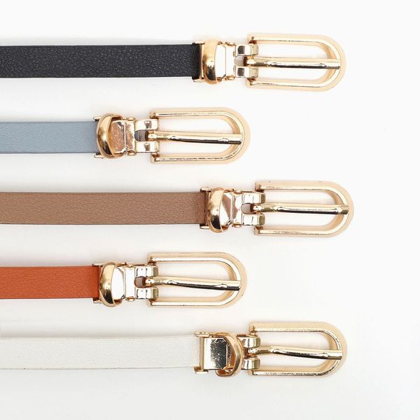 hplusmall 얇은벨트 여성 원피스 가죽 5p세트(WE5C95C) - 핫트랙스