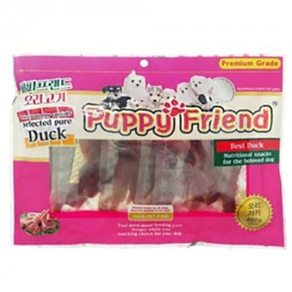 hplusmall D17 퍼피프렌드 오리고기 져키 400g - 핫트랙스