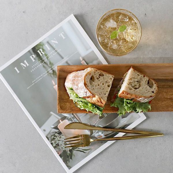 hplusmall 아카시아 우드 직 트레이 14호(W8D1A6B) - 핫트랙스