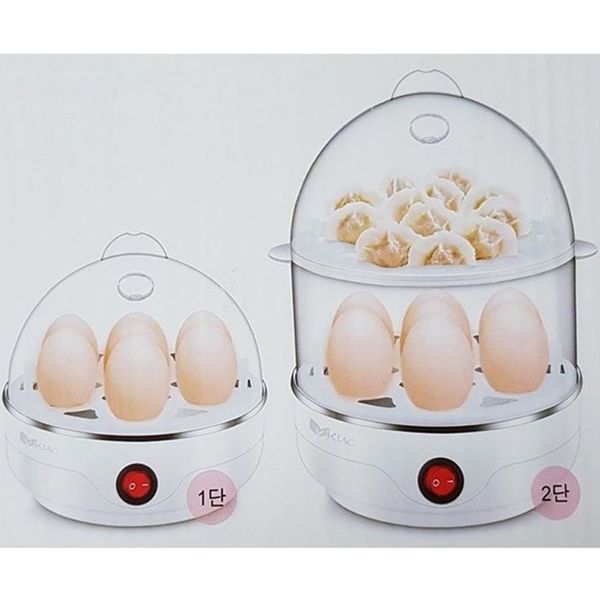 hplusmall 2단간편계란조리찜기 계란요리 W29508B - 핫트랙스