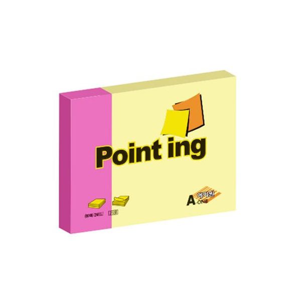 hplusmall 에이원 포인팅 점착메모지 D호 (80매x2패드)(WC94B99) - 핫트랙스