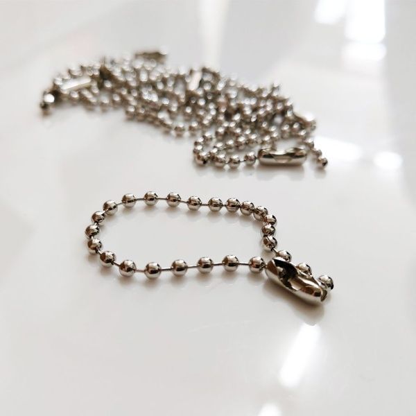 hplusmall 금속 부자재 - 군번줄 10cm 25개입 - 핫트랙스