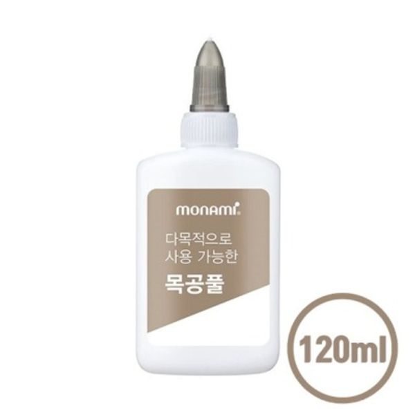 hplusmall 모나미 다목적으로 사용 가능한 목공풀 120ml 낱개 O - 핫트랙스