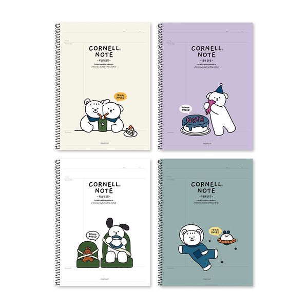 hplusmall 꼬망 칸넓은 코넬노트(8개)(WF73A69) - 핫트랙스