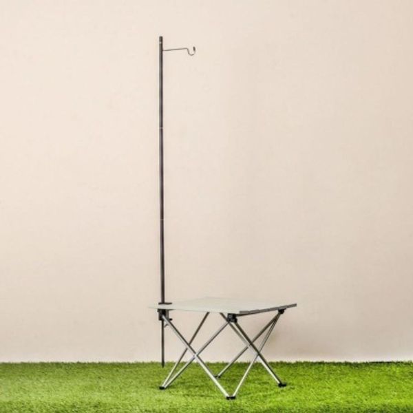 hplusmall DT 스탠드 랜턴 걸이 파일드라이버 캠핑이즈 블랙 테 - 핫트랙스