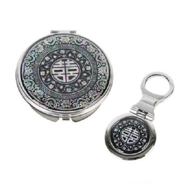 hplusmall (SM)자개손거울세트 희 흑백 - 핫트랙스