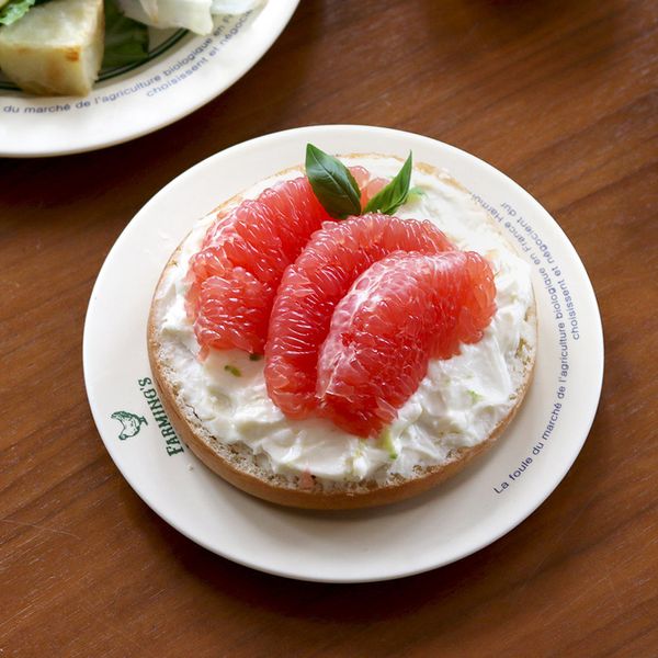 kitchen malling 파밍스 마켓 레터링 접시, 플레이트 16cm 2type 택1 - 핫트랙스