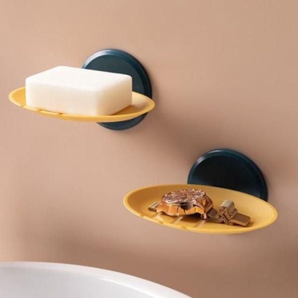 hplusmall C타입 비누 벽걸이 홀더 비누걸이 비누틀 욕실 접시 - 핫트랙스