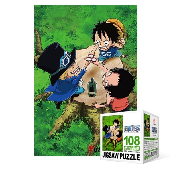 hplusmall 108피스 직소퍼즐 - 원피스 맹세의 술잔 (미니) - 핫트랙스