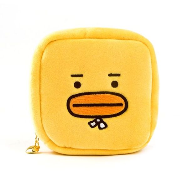 hplusmall B패밀리 파우치 노랑 오리 소품 가방 리빙 팬시[W73AA - 핫트랙스