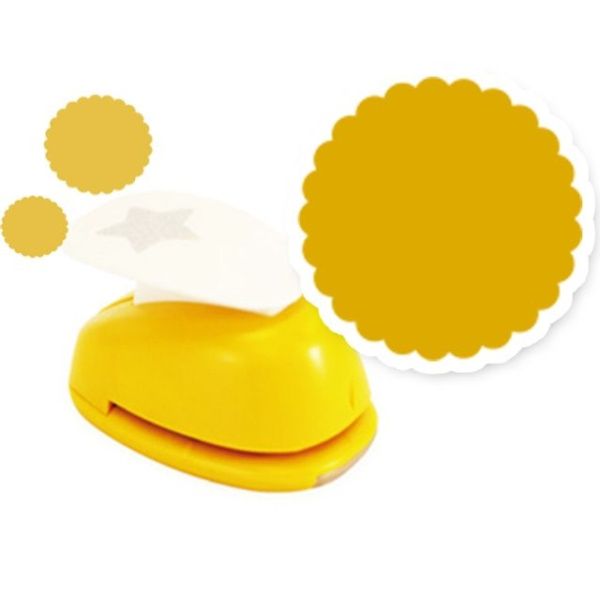 hplusmall 모양펀치 R-25(펀칭규격25mm이내) 034 물결원[W27DBA0 - 핫트랙스