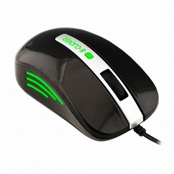 GOLFIA USB 무소음 유선 마우스 블랙 G-Clicker - 핫트랙스