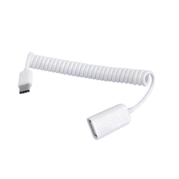 hplusmall USB OTG젠더(C타입) USB 2.0 A(F 20-30cm 화이트[WDC5 - 핫트랙스