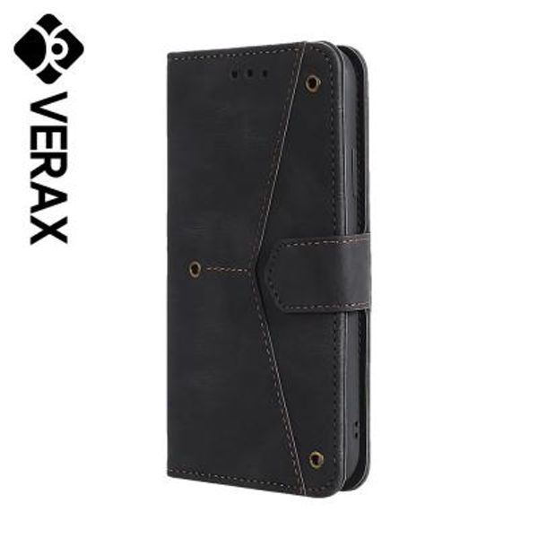 VERAX 갤럭시A40 레더 베이직 레터 커버 가죽 케이스 P174 - 핫트랙스