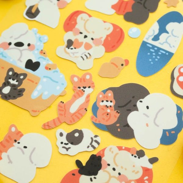 MONGMONG SPACE [몽스쮸] 꿈요정의 포근한 하루 씰스티커 - 핫트랙스