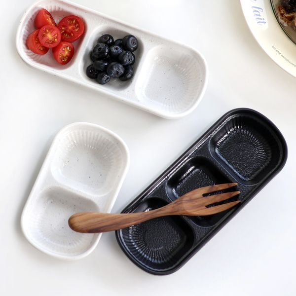 kitchen malling 이츠 델 멜라민 3칸 나눔찬기 2color 택1 - 핫트랙스