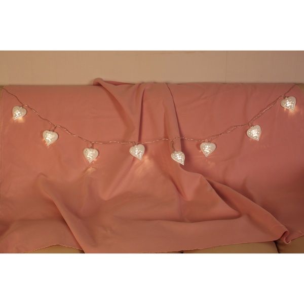 shoppingplan 10구 USB LED 하트 X-MAS 가랜드 전구 크리스마스조명 - 핫트랙스