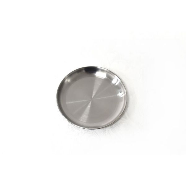 hplusmall 다용도 원형 스텐 접시 3호 14.5cm(WF0D7D2) - 핫트랙스