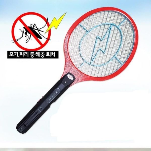 hplusmall 1P 색상랜덤 전기모기채 파리채 벌레모기채 - 핫트랙스