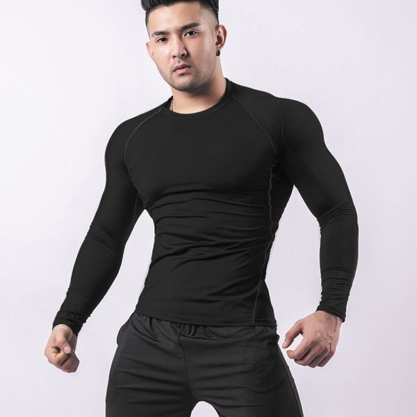 hplusmall 남성 트레이닝복 상의+레깅스+반바지 3종세트L 블랙[W - 핫트랙스